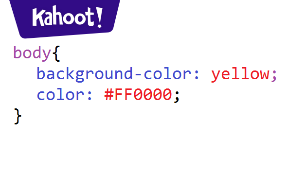 CSS: Seletores - Kahoot! Quiz