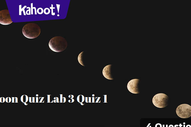 Moon Quiz Set 1 - Kahoot! Quiz