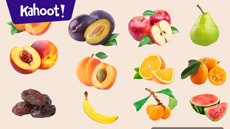 Fruits. 02. Pin - Kahoot! Quiz
