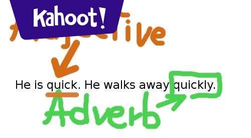 Adjective vs Adverb (Elementary) - Kahoot! Quiz