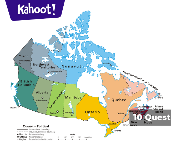 A Canadian Quiz - Kahoot! Quiz
