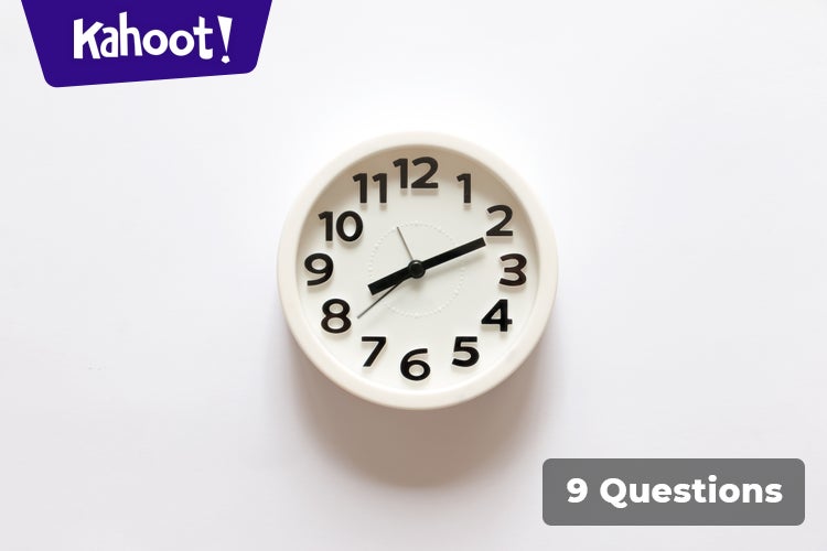 Alphabetisierung "Die Uhrzeit" - Kahoot! Quiz