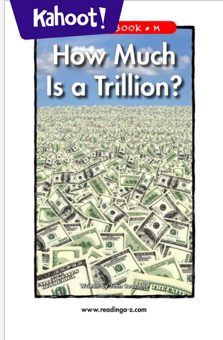 How Much is a Trillion - Kahoot! Quiz