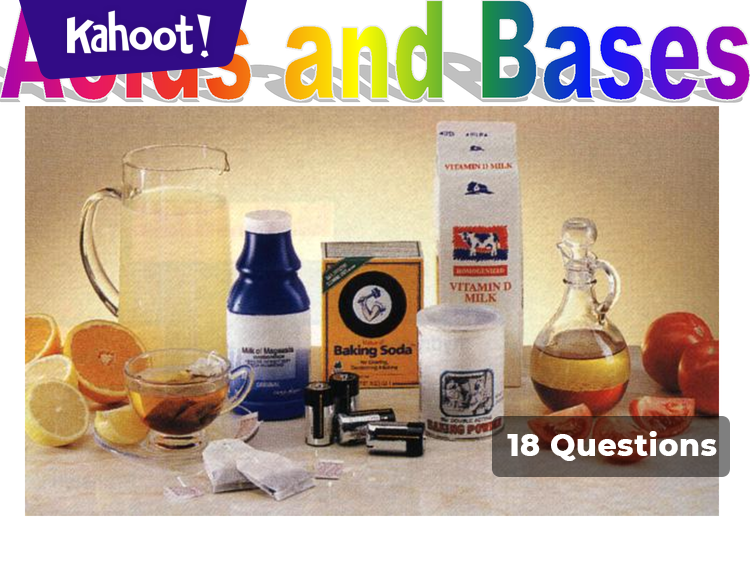 Naming and Writing Formulas of Acids and Bases - Kahoot! Quiz