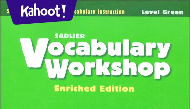 Sadlier Vocabulary Green Unit 1 - Kahoot! Quiz