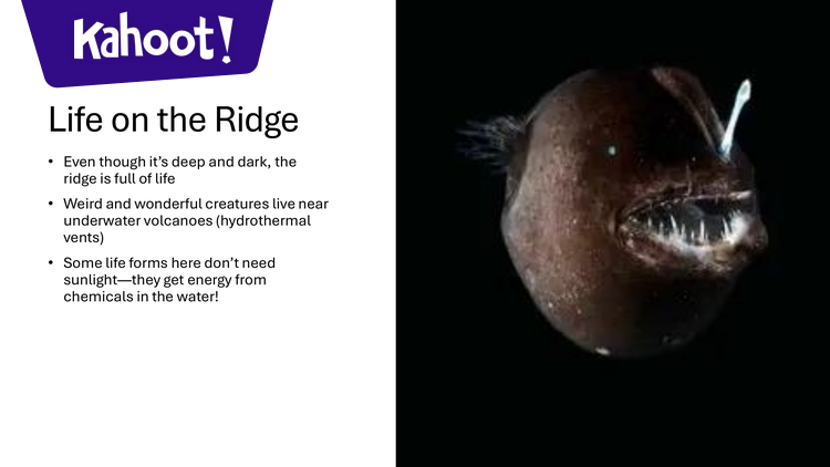 Lesson 6 - The Mid-Atlantic Ridge - Kahoot! Quiz