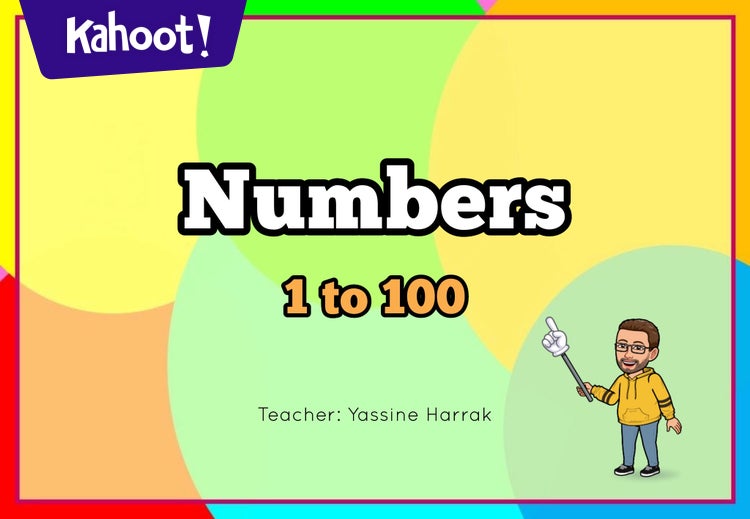 Numbers 1 to 100 - Kahoot! Quiz