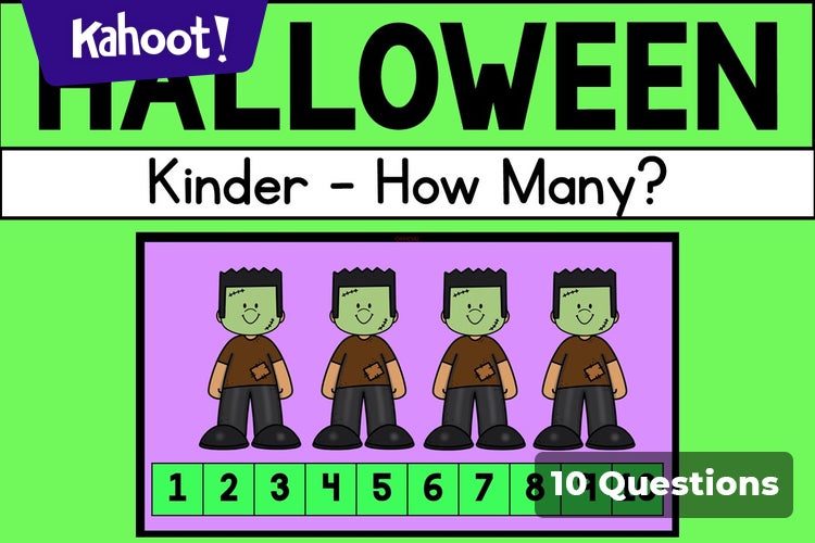 Halloween Counting to 10 (Kinder) - Kahoot! Quiz
