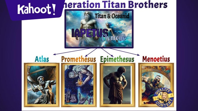 The Titan Sons of Iapetus: Prometheus, Epimetheus, Atlas, and Menoetius ...
