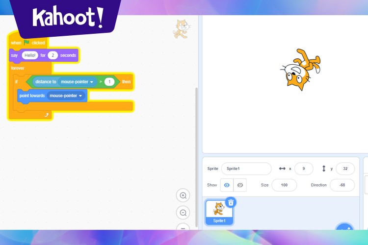 Scratch Coding Intro - Kahoot! Quiz