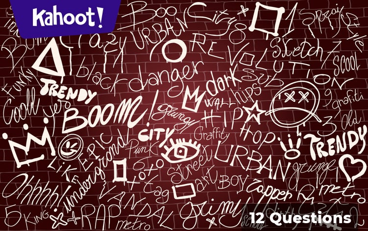 Graffiti Vocabulary Practice - Kahoot! Quiz