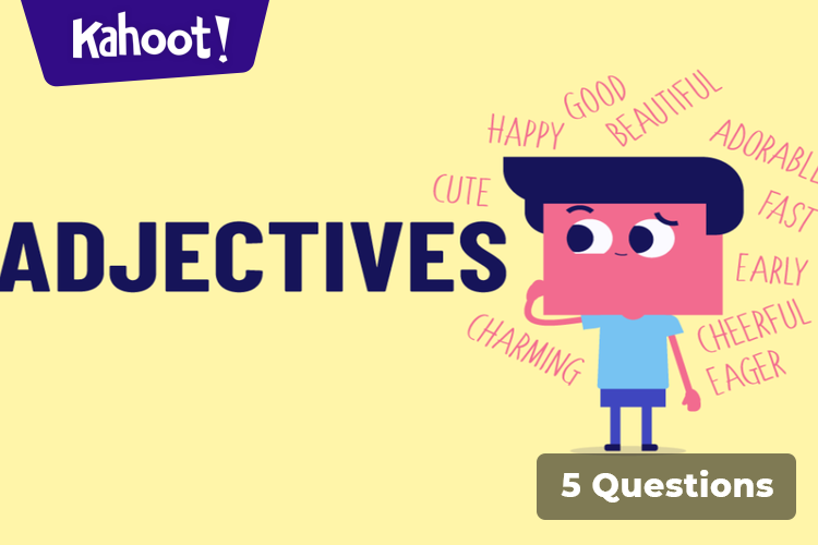 Adjective Puzzle - Kahoot! Quiz