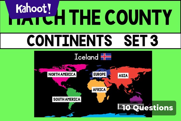 Countries and Continent Quiz (Set 3) - Kahoot! Quiz