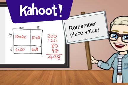 EnVision math fourth grade Topic 4 review for multiplication - Kahoot! Quiz