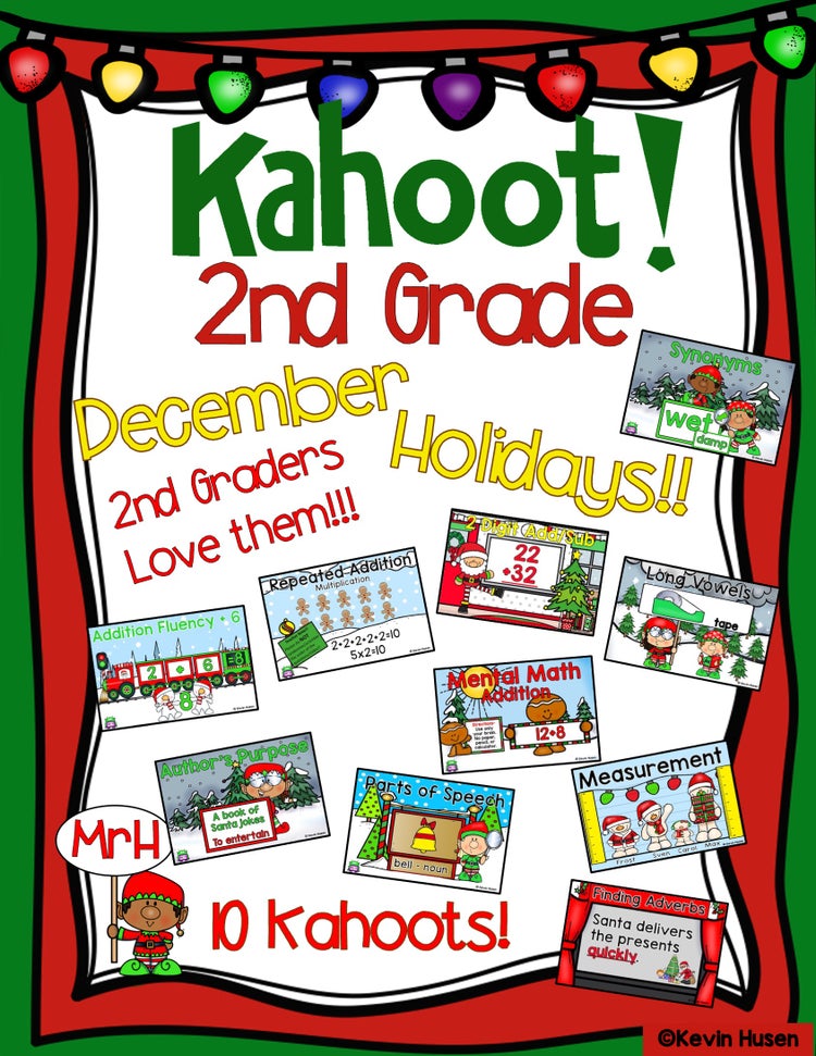 2nd Grade December Holiday Christmas Kahoots!! All Santa Approved ...