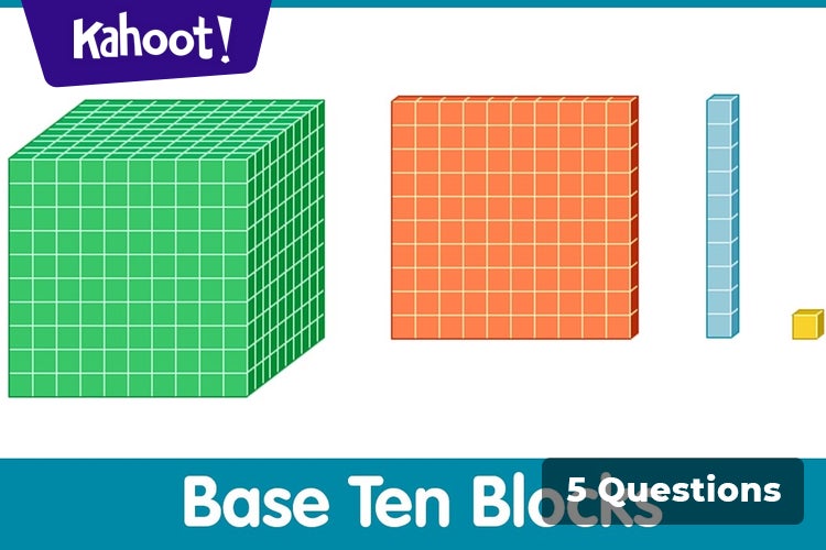 Multiplication representation using base 10 blocks - Kahoot! Quiz
