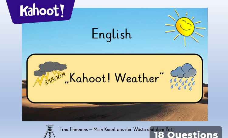 Kahoot!-Quiz Weather - Kahoot! Quiz