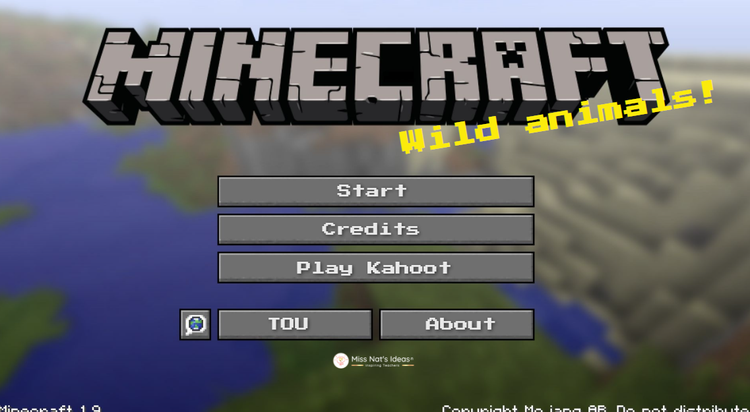 Minecraft + animals - Kahoot! Course