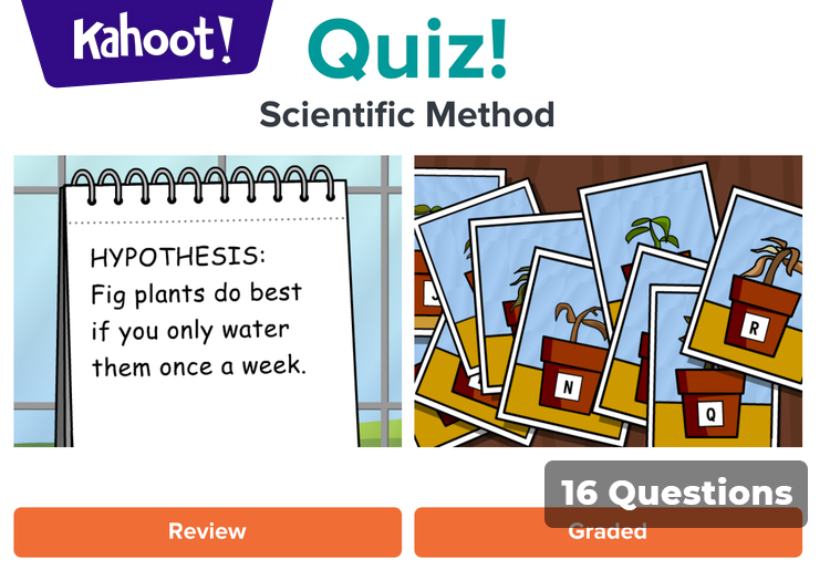 BrainPOP: Scientific Method - Kahoot! Quiz