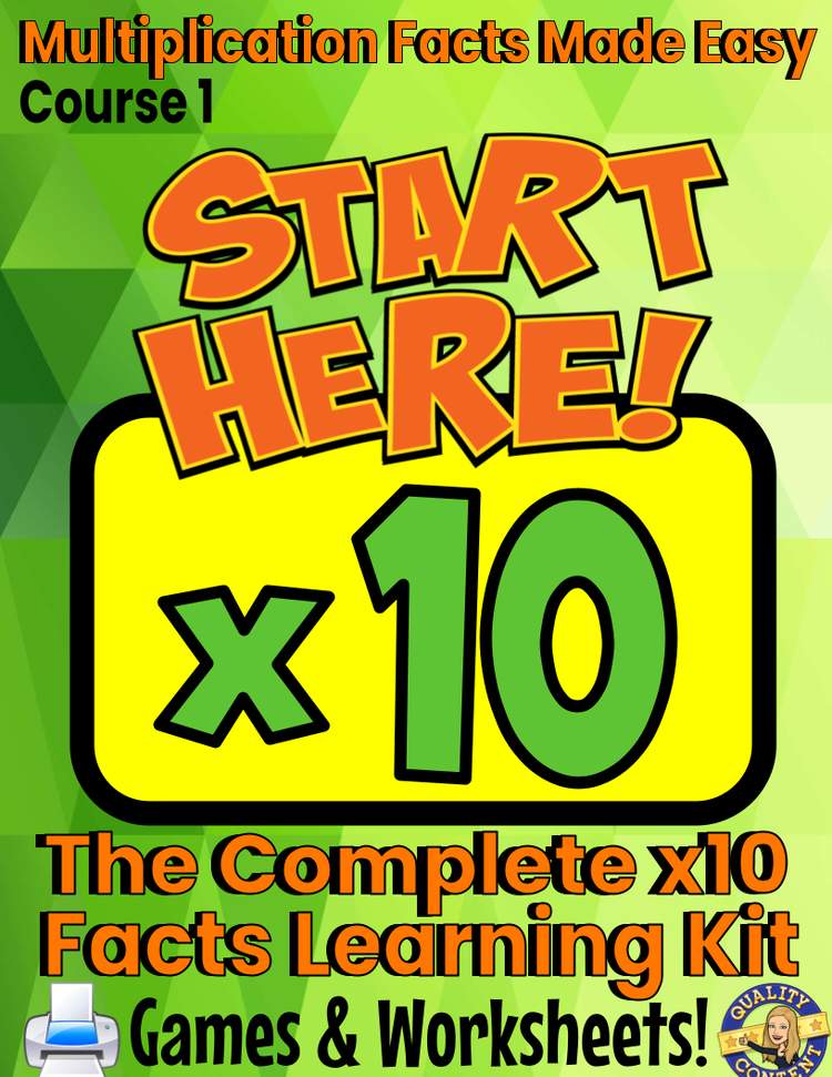 x10 Multiplication Facts ×10 Facts Fluency Learning Course - Kahoot! Course