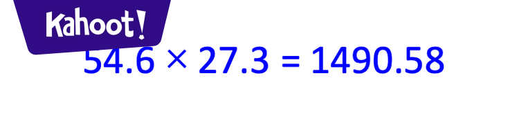Decimal Multiplication and Division - Kahoot! Quiz
