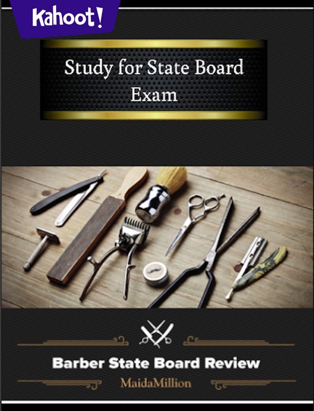 BARBER STATE BOARD study guide - Kahoot! Quiz