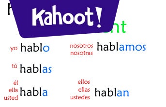 Los verbos "-AR" - Kahoot! Quiz