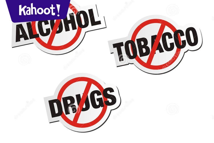 7th Grade Health Dangers of Alcohol/Drugs PM 2 - Kahoot! Quiz