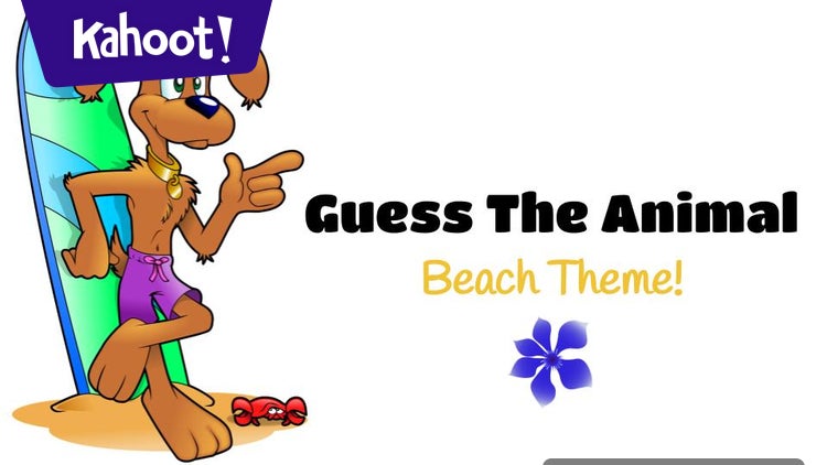 Animals at the Beach - Slow-Reveal Guess the Animal - Kahoot! Quiz