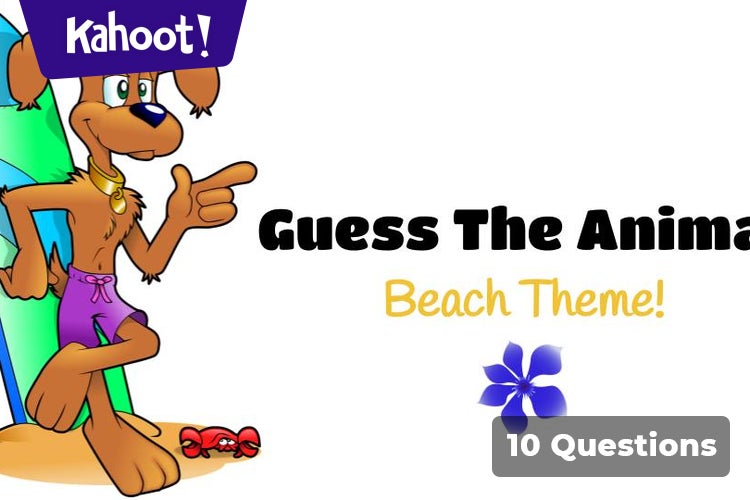 Animals at the Beach - Slow-Reveal Guess the Animal - Kahoot! Quiz