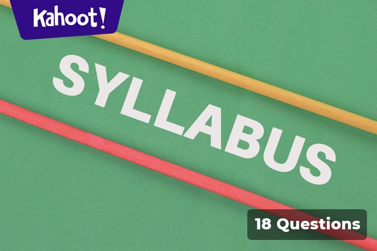 Biology Syllabus Review (A Week:3-4) - Kahoot! Quiz