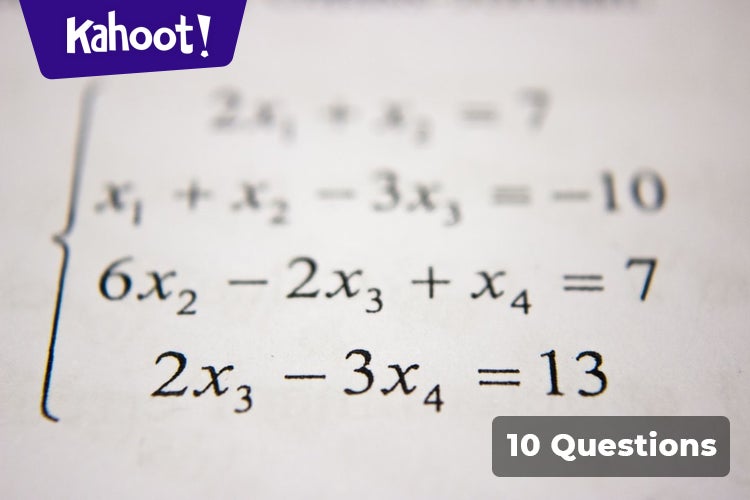 Algebra lektion 1 - Kahoot! Quiz