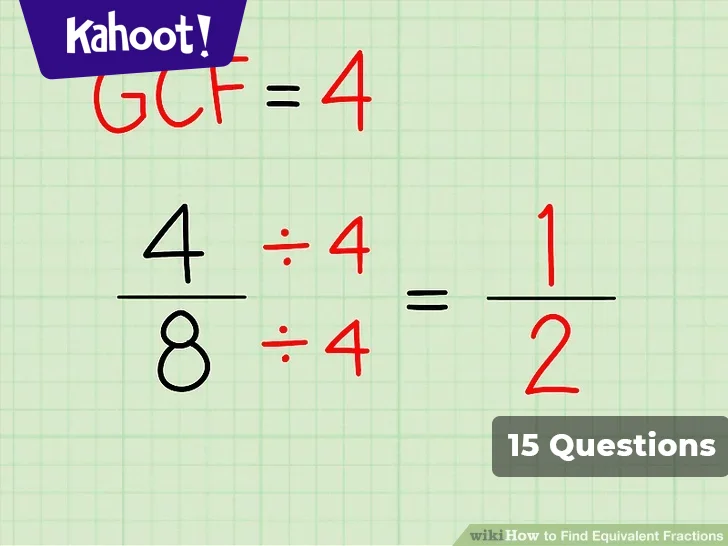 Decomposing Equivalent Fractions - Kahoot! Quiz