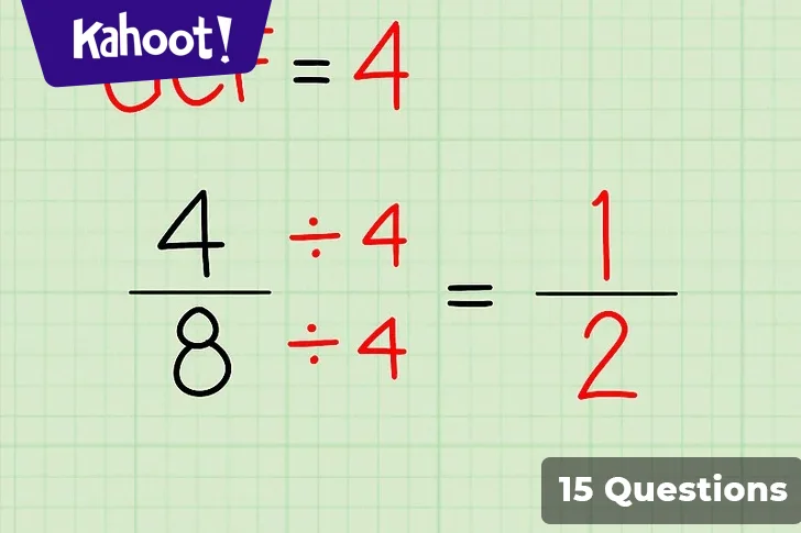 Decomposing Equivalent Fractions - Kahoot! Quiz