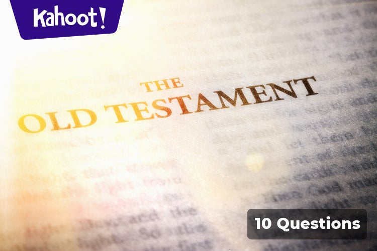 Bible Quiz 37 All in the Old Testament - Kahoot! Quiz