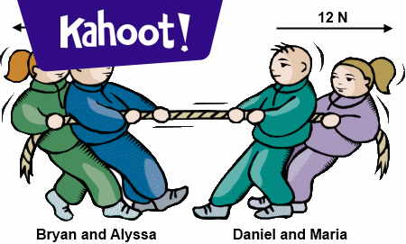 Motion Forces- Balanced or Not? (Net forces) #2 - Kahoot! Quiz