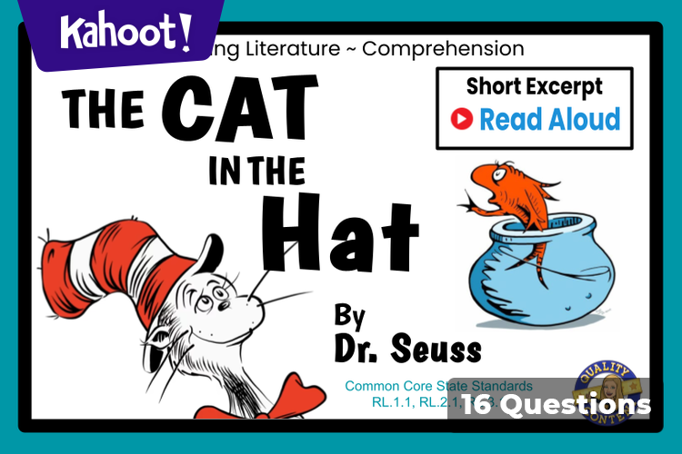 Dr. Seuss The Cat in the Hat ELA Fun! - Kahoot! Quiz