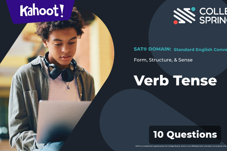 Verb Tense - Kahoot! Quiz