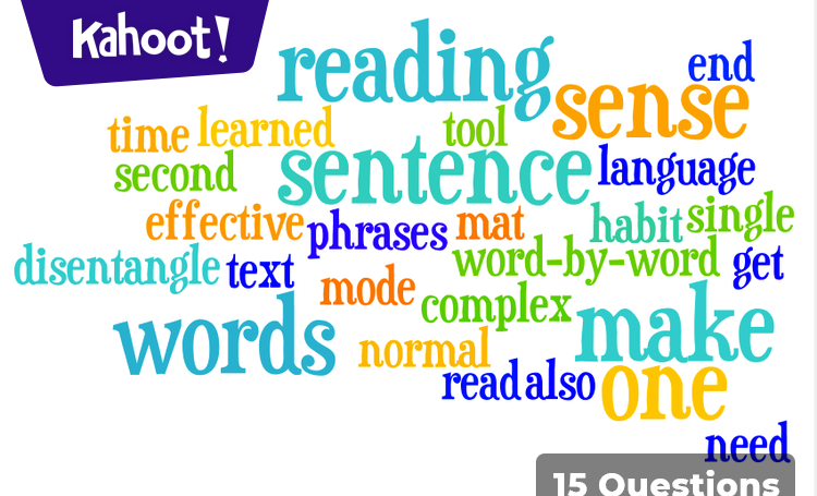 Word Reading (sight) - Kahoot! Quiz