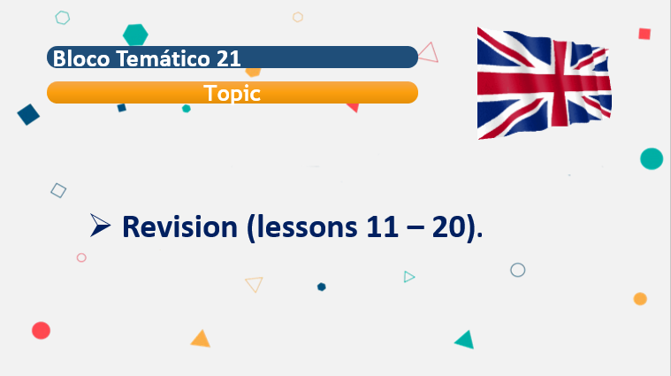 Revision - Lessons 11 to 20 - Kahoot! Quiz