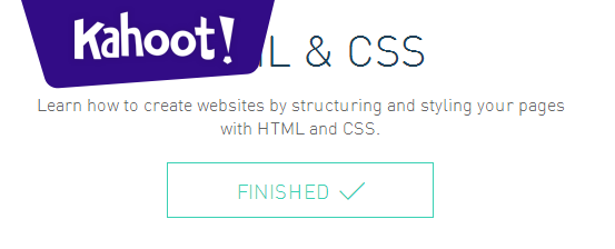 HTML & CSS - Kahoot! Quiz