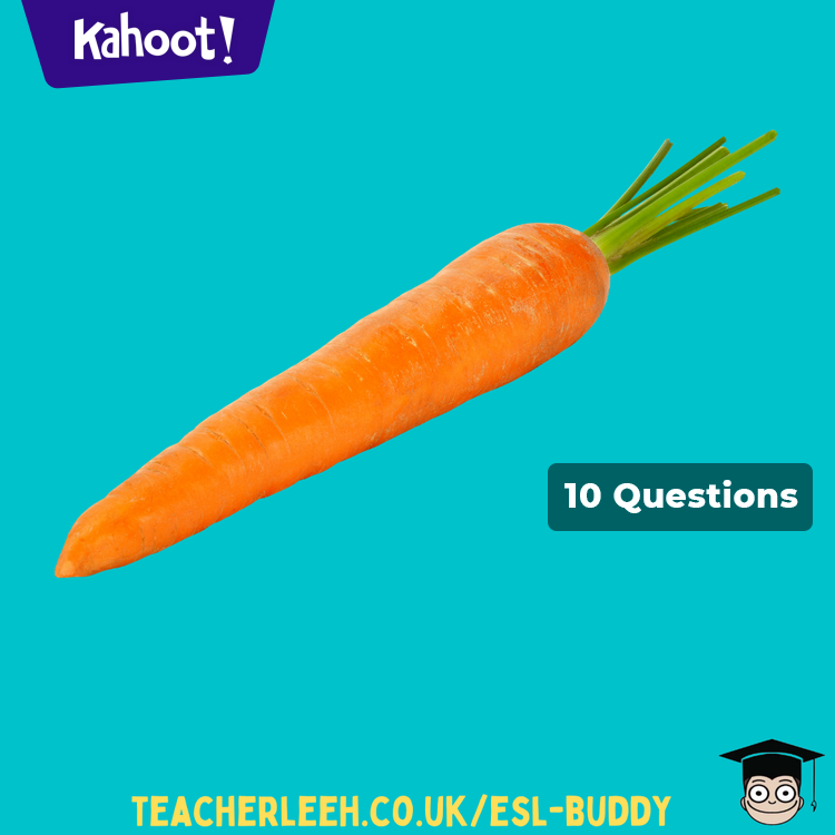 Vegetables - ESL - Kahoot! Quiz