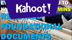 AP Gov Foundational Documents - Kahoot! Quiz