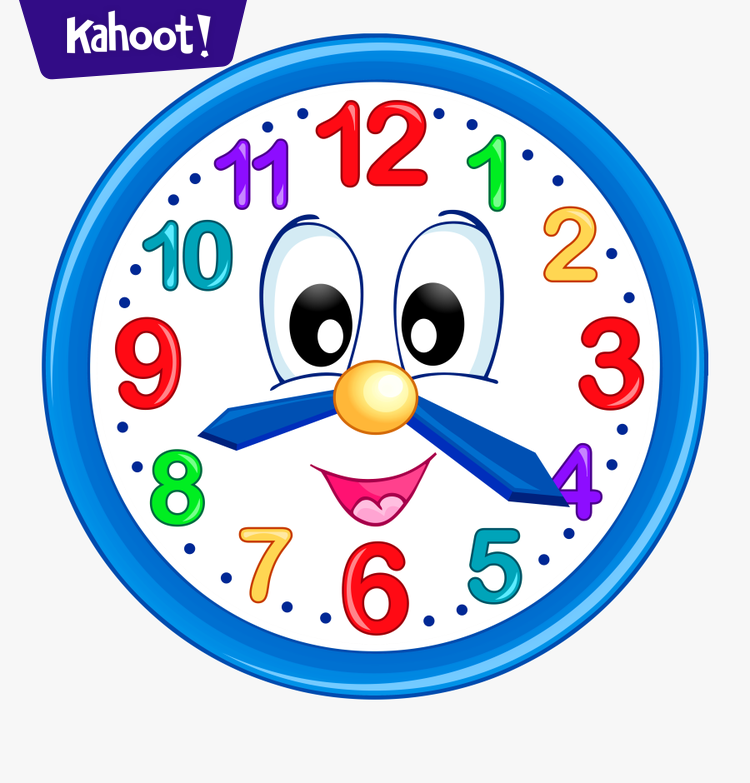 Tick-Tock Telling and Writing Time to the Nearest 5 Minutes - Kahoot! Quiz
