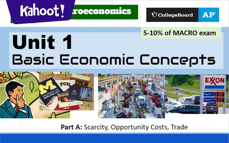 AP MACRO Unit 1: Basic Economic Concepts (2023) - Kahoot! Quiz