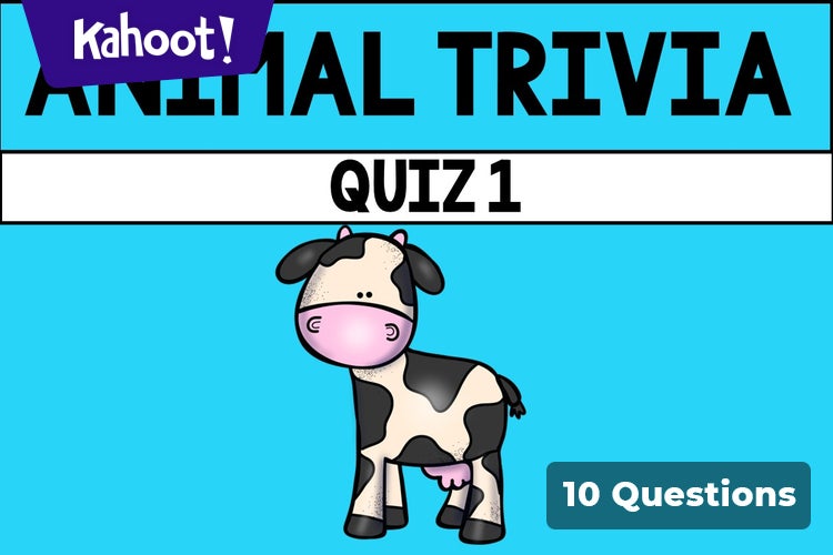 Animal Trivia (Set 1) - Kahoot! Quiz