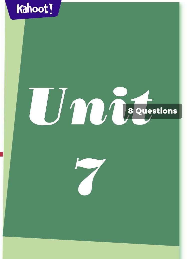 Vocabulary 1 unit 7 - the weather in Kuwait - Kahoot! Quiz