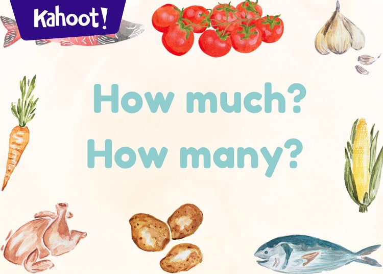 How much and how many? - Kahoot! Quiz