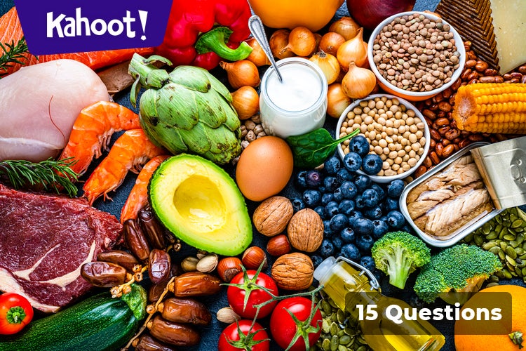 Types of foods - Kahoot! Quiz