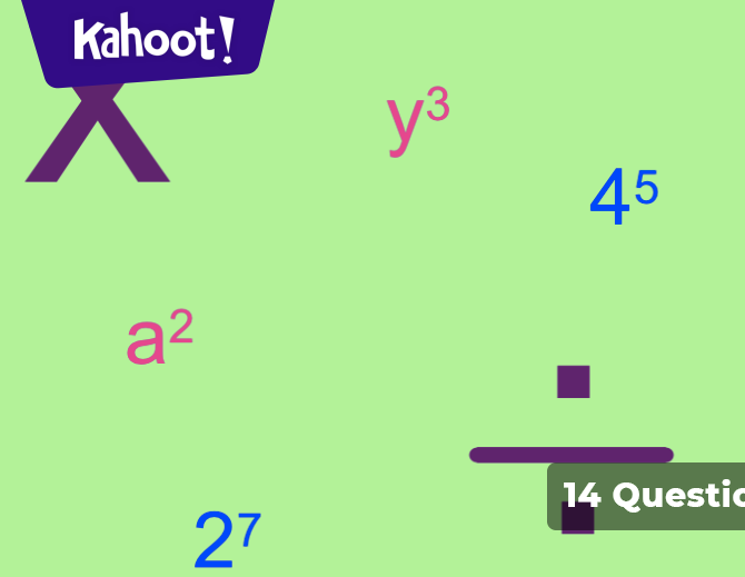 Multiplying and Dividing Same Bases with Exponents - Kahoot! Quiz